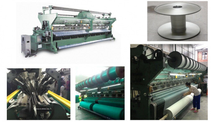 High Efficient Fishing Net Making Machine With 135"-260" Working Width