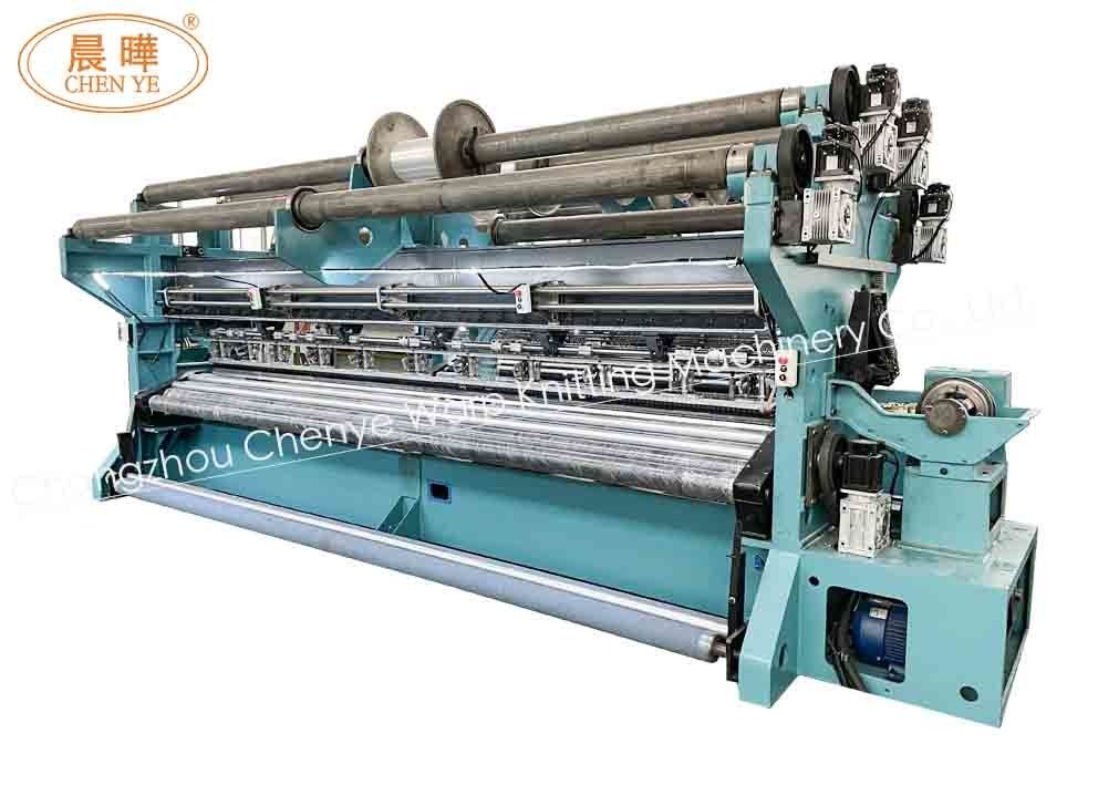 E14 Double Needle Bar Raschel Warp Knitting Machine For Folding Baby ...