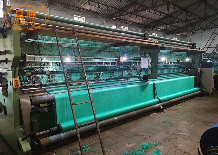 High Speed Closed Cam Shade Net Making Machine With Single Needle Bar Type