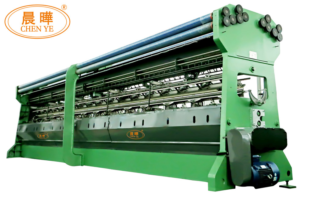 Green Color Raschel Artificial Grass Warp Knitting Machine 3-7.5KW 1 ...